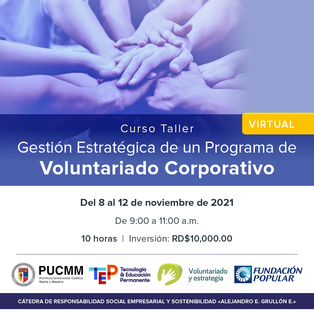 CURSO GESTIÓN ESTRATÉGICA DE UN PROGRAMA DE VOLUNTARIADO CORPORATIVO